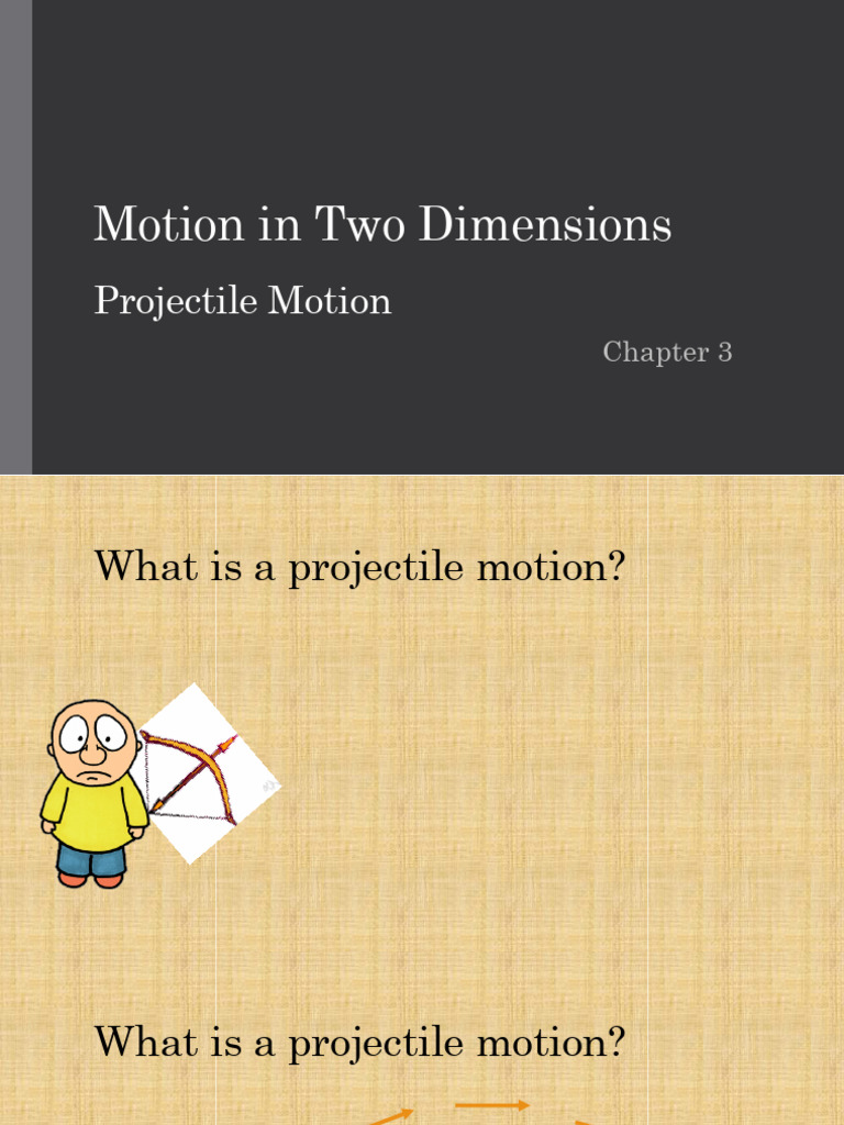 Motion in Two Dimensions | PDF