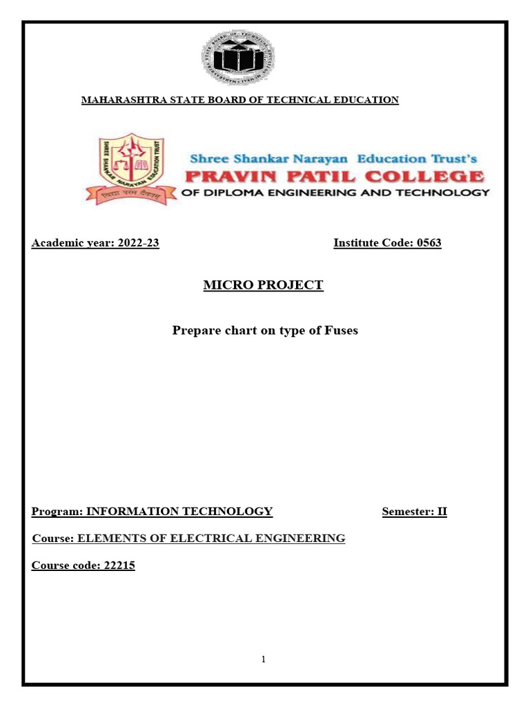 Final Eec MP | PDF | Fuse (Electrical) | Electricity