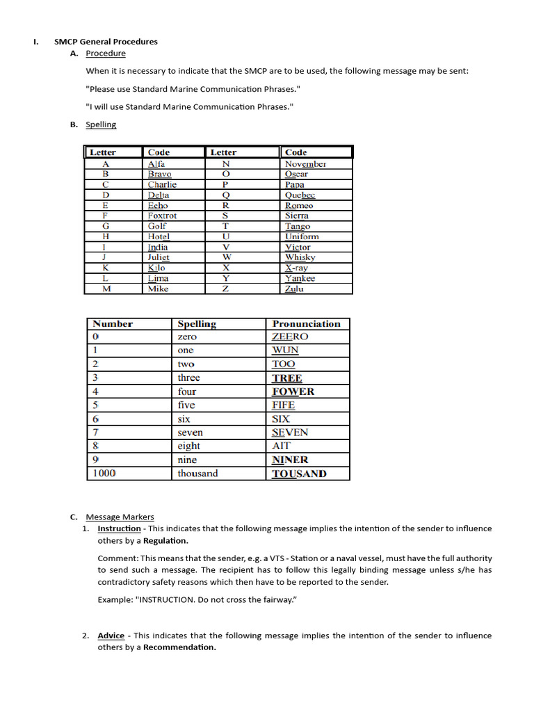 REVIEW SMCP General Procedures | PDF | Question | Rudder