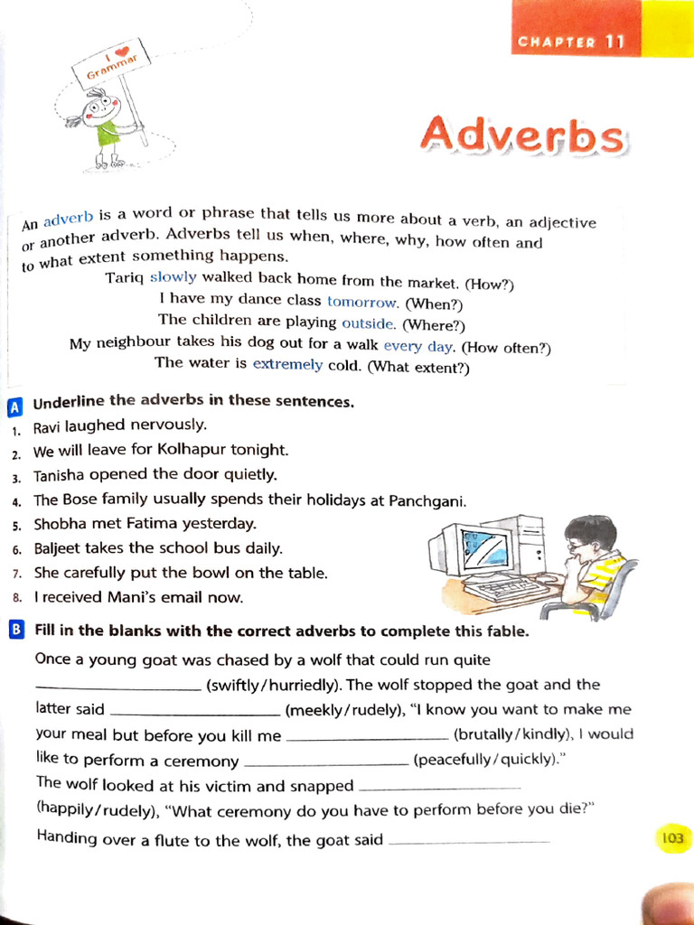 Understanding Adverbs in Grammar | PDF