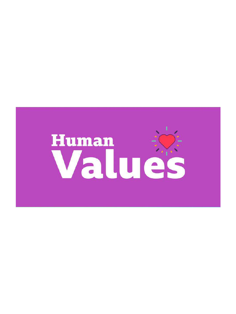 Human Values | PDF Human Values | PDF