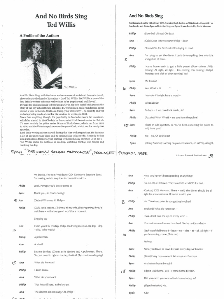 And No Birds Sing La Belle Dame Sans Merci | PDF