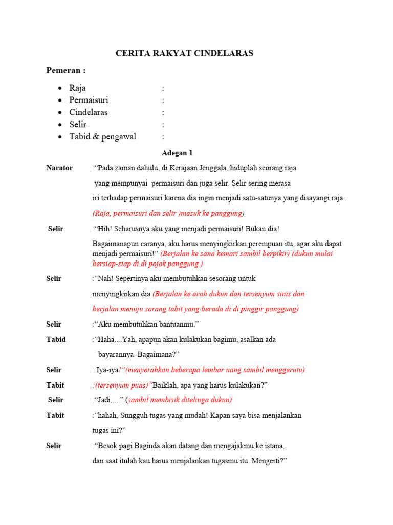 Konsep Pentas Teater | PDF