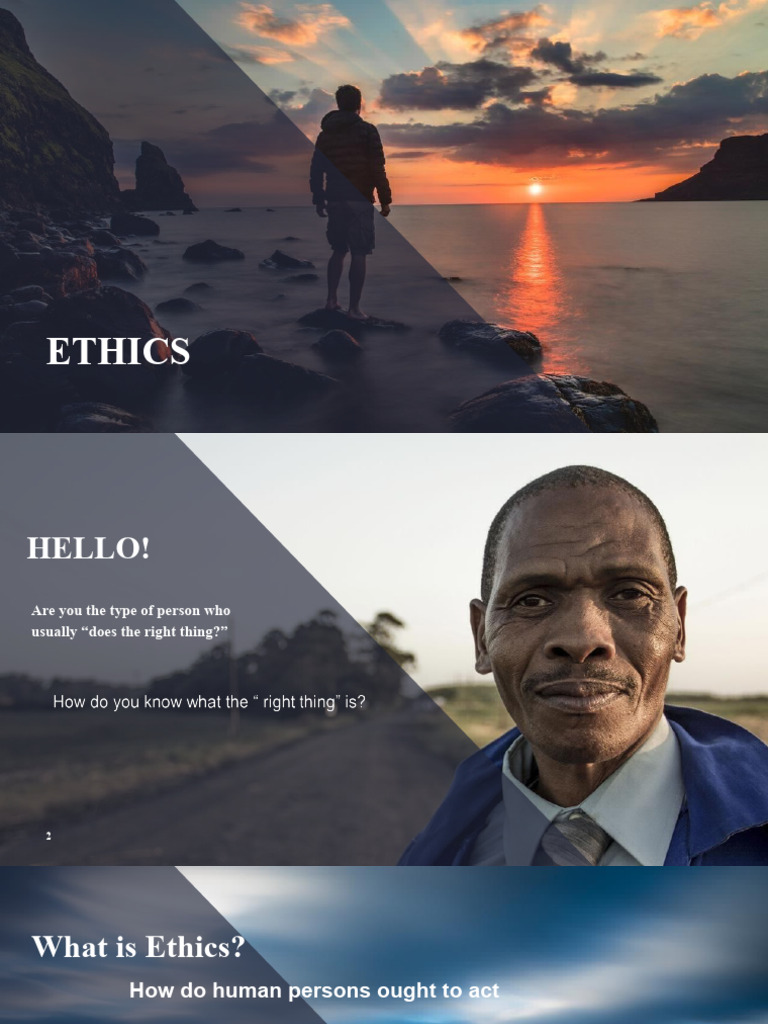 Ethics Lesson 1 | PDF | Morality