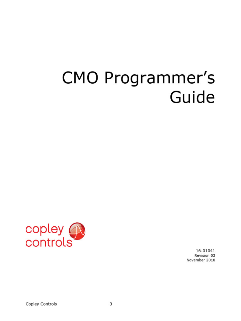 CMO Programmers Guide Man | PDF CMO Programmers Guide Man | PDF