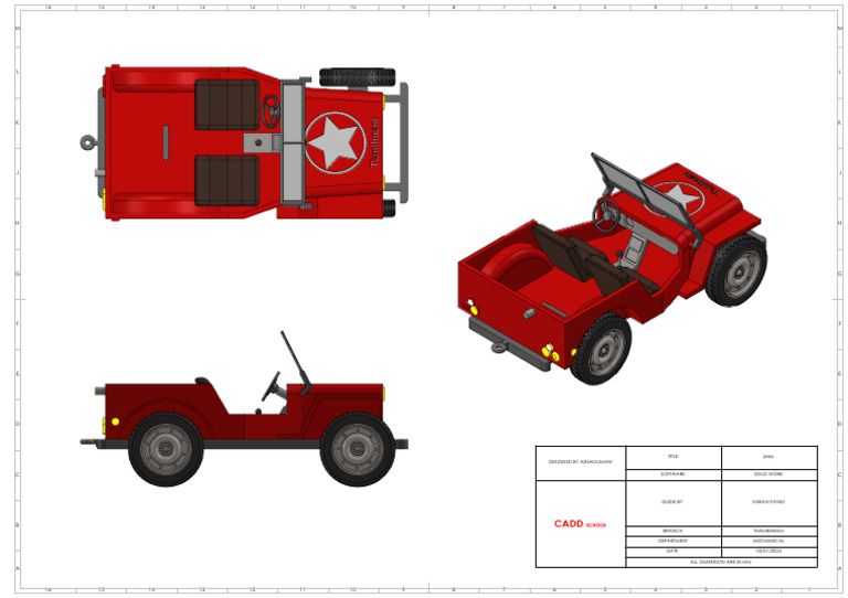 Mechanical Design for Jeep | PDF