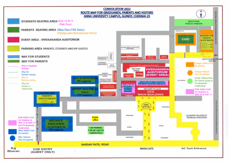 Anna University Map | PDF