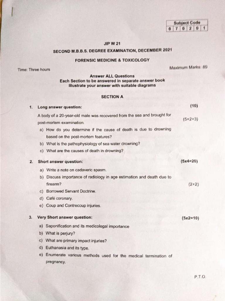 JIPMER 2ND MBBS 2019 PROFS Compressed | PDF