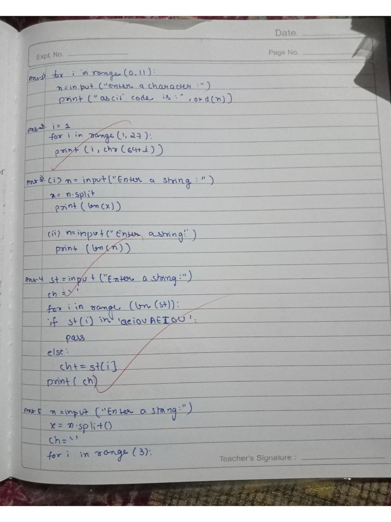 String Worksheet | PDF