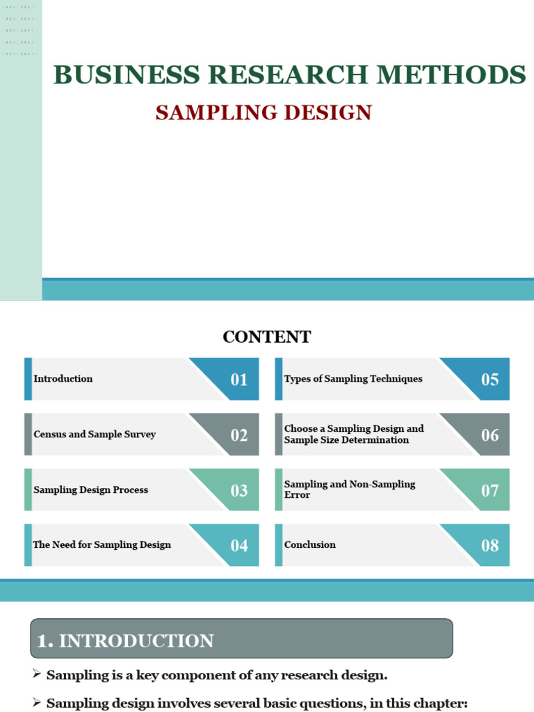 Sampling Design | PDF