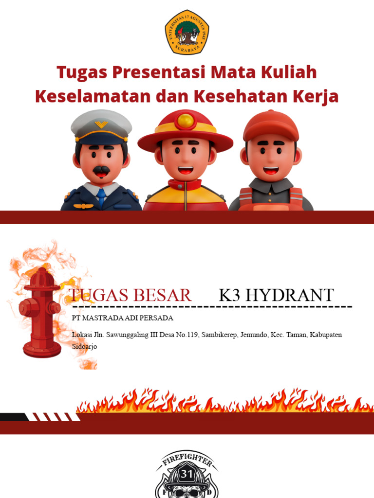 Tugas K3 Hydrant Kelompok 2 1 1 Pdf
