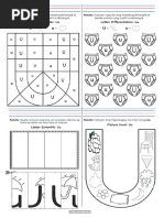 Letrang Uu WORKSHEETS | PDF