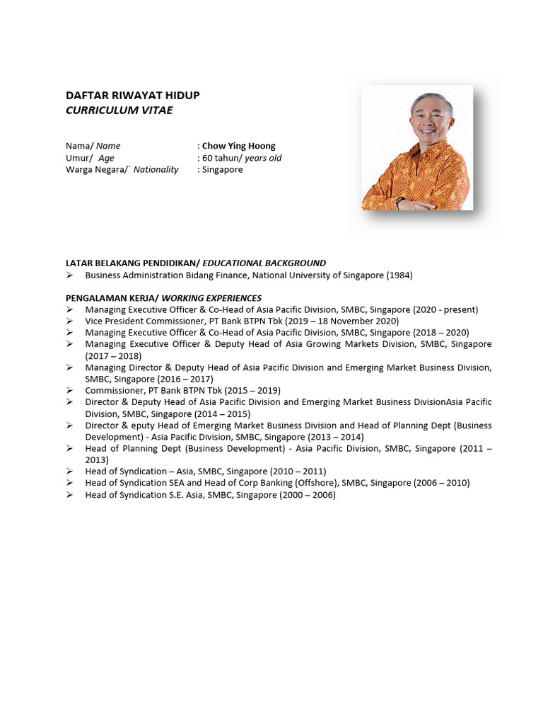 2c. Materi - Daftar Riwayat Hidup | PDF | Career & Growth | Business