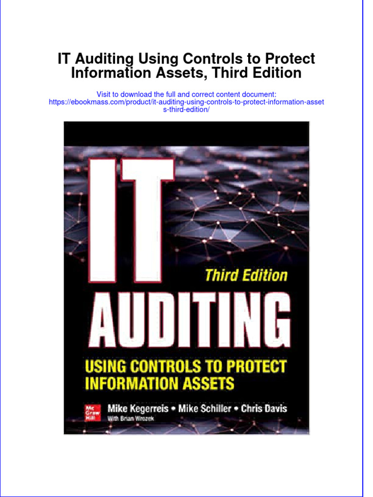 EBOOK It Auditing Using Controls To Protect Information Assets Third Edition Download Full ...