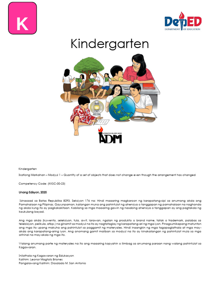 Kinder - Module - Week 28 - Day 1-5 | PDF