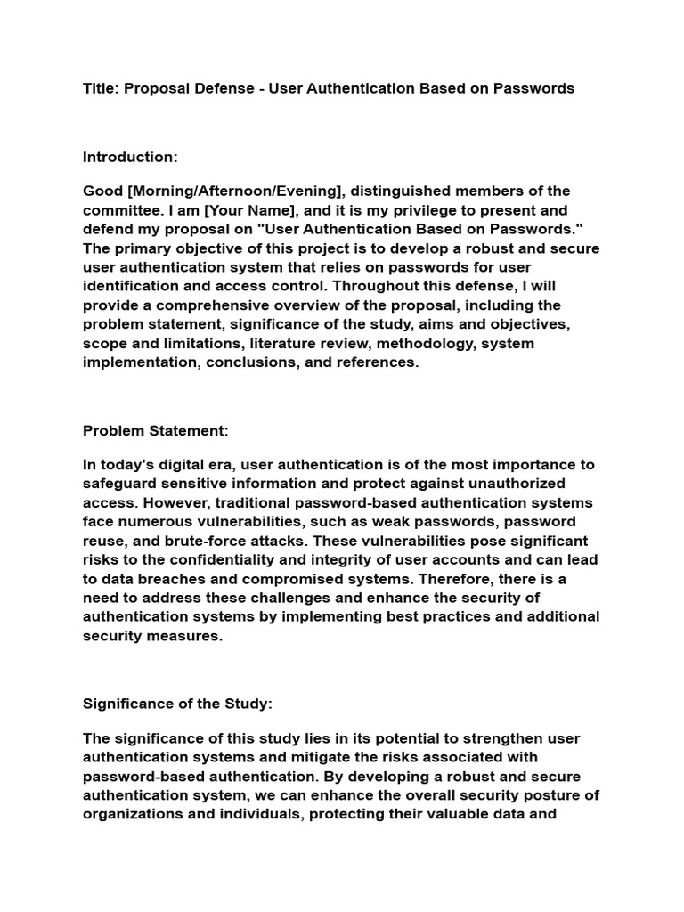 Final Year Project | PDF