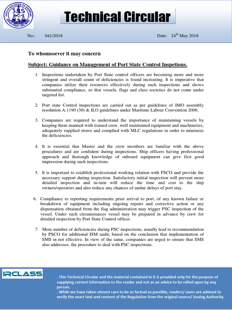 Technical Circular No41 | PDF | Regulatory Compliance