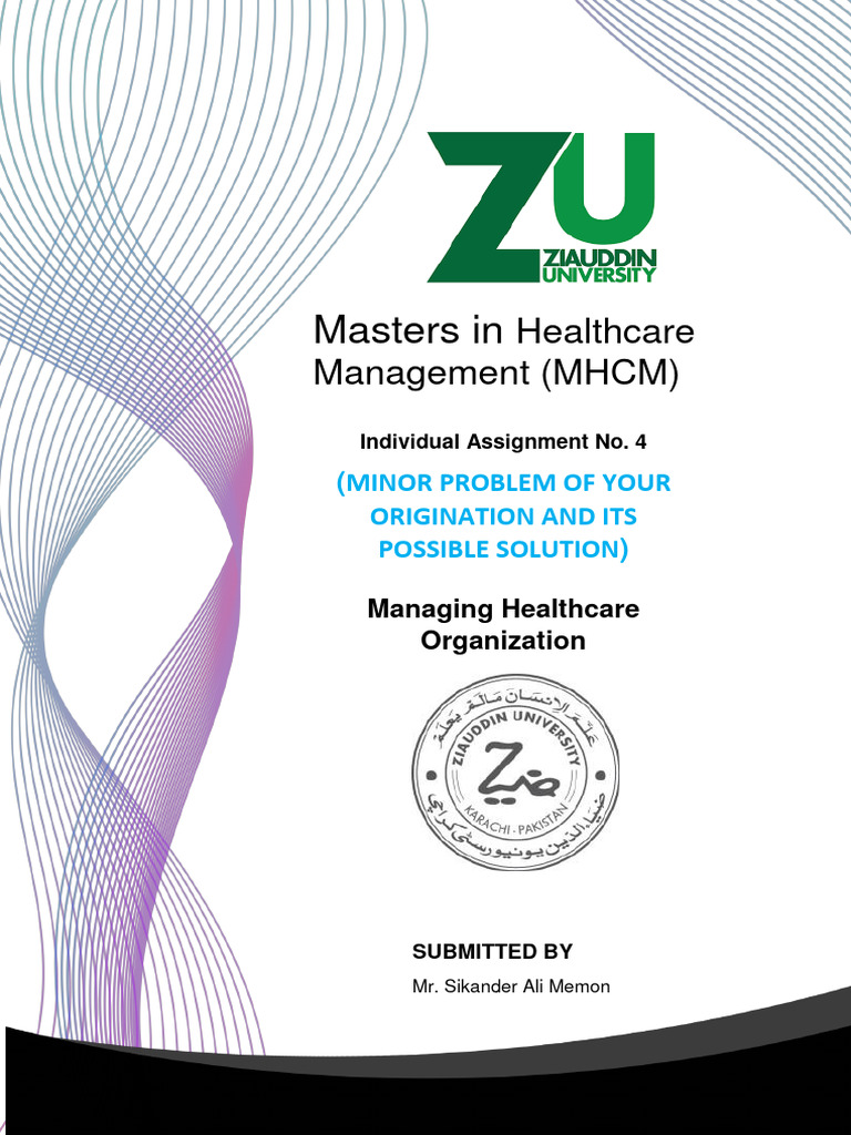 4 - Assignment (Minor Problem & Solution in Your Department) | PDF ...