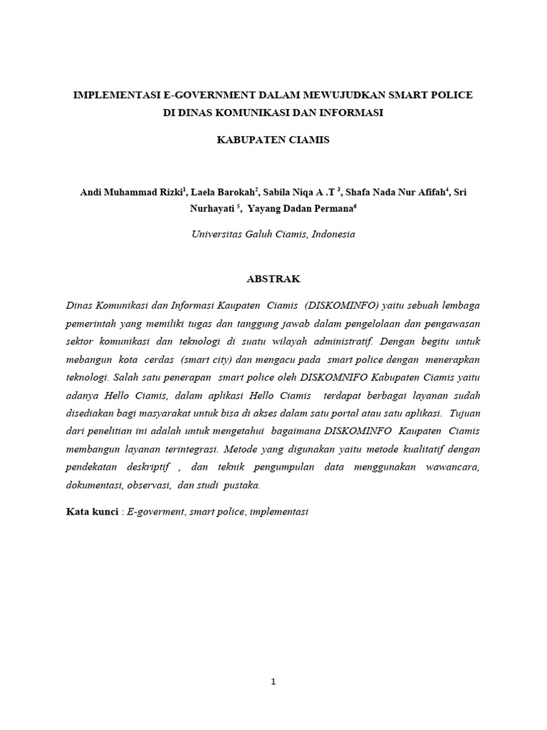 Jurnal PKL Internal - Kelompok 8 | PDF