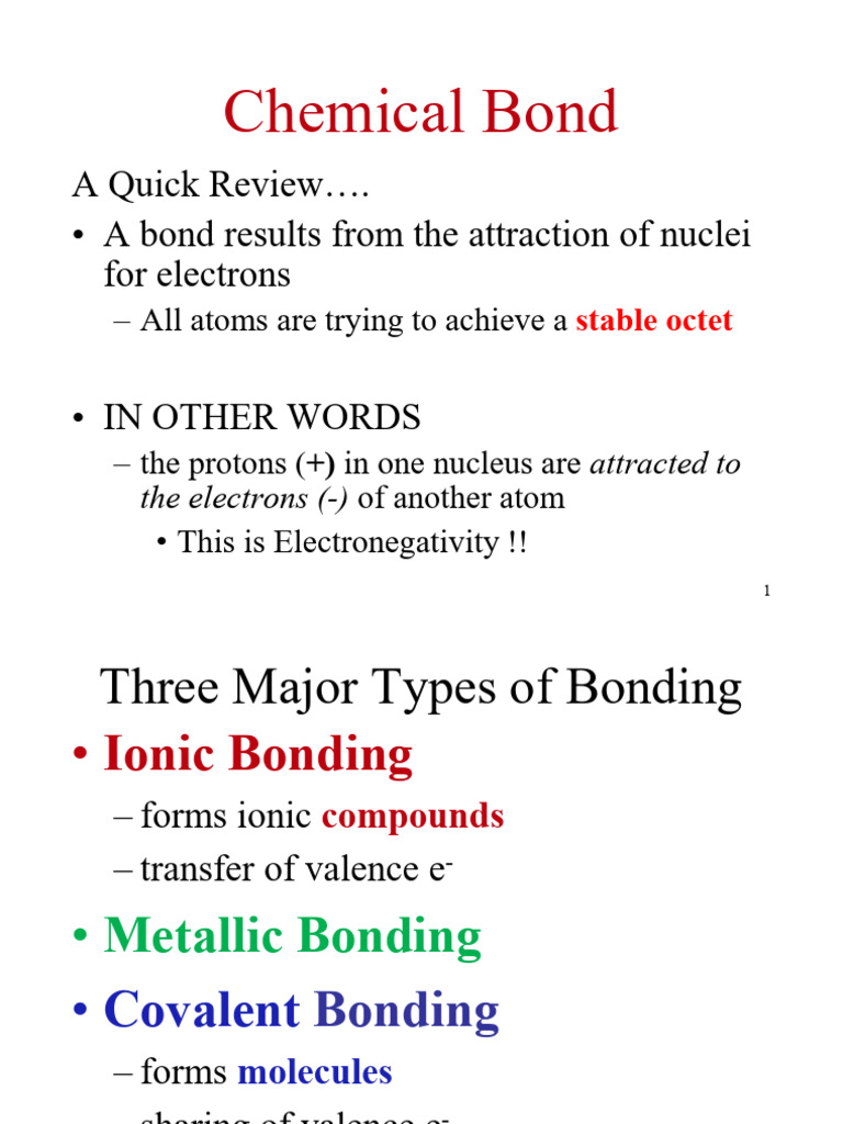 Chemical Bonding | PDF | Chemical Bond | Ion