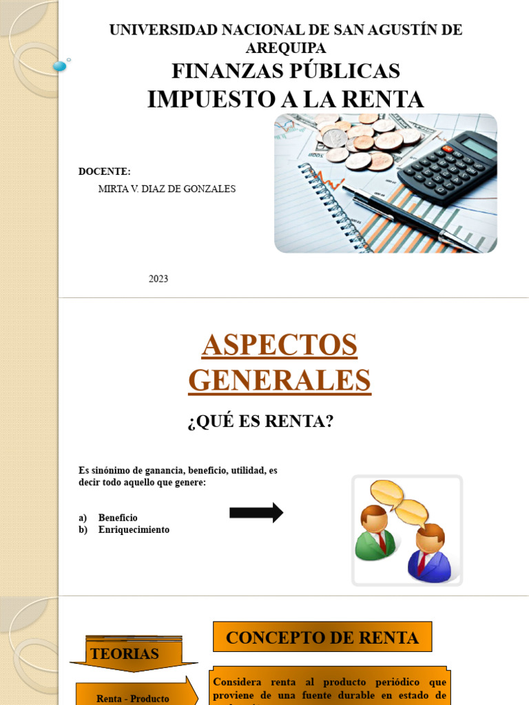 Impuesto A La Renta | PDF | Impuestos | Impuesto sobre la renta