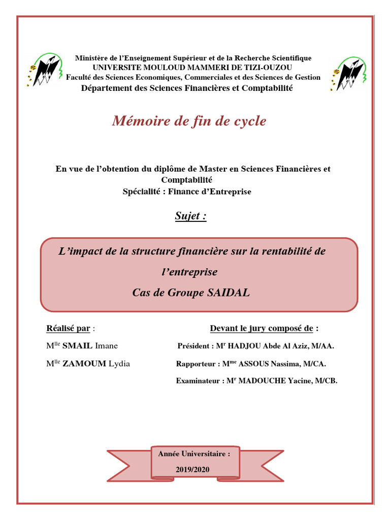 Memoire Final | PDF