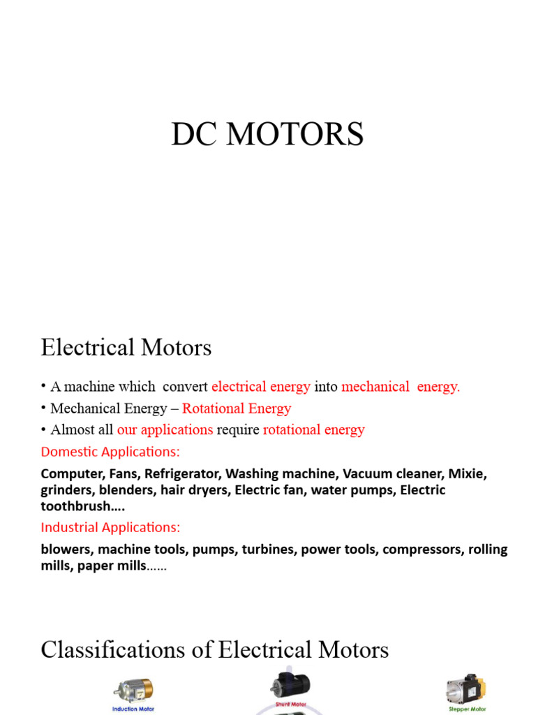 1_DC MOTORS | PDF