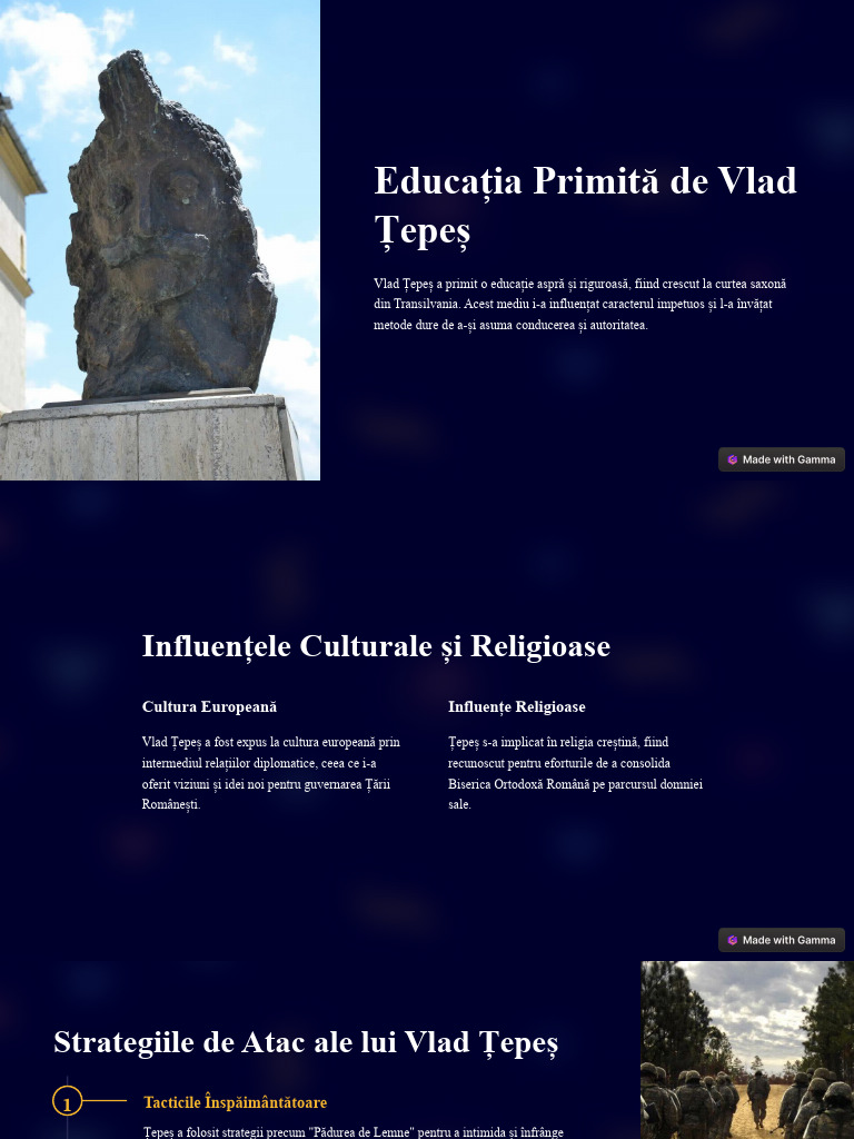 Educatia Primita de Vlad Tepes | PDF