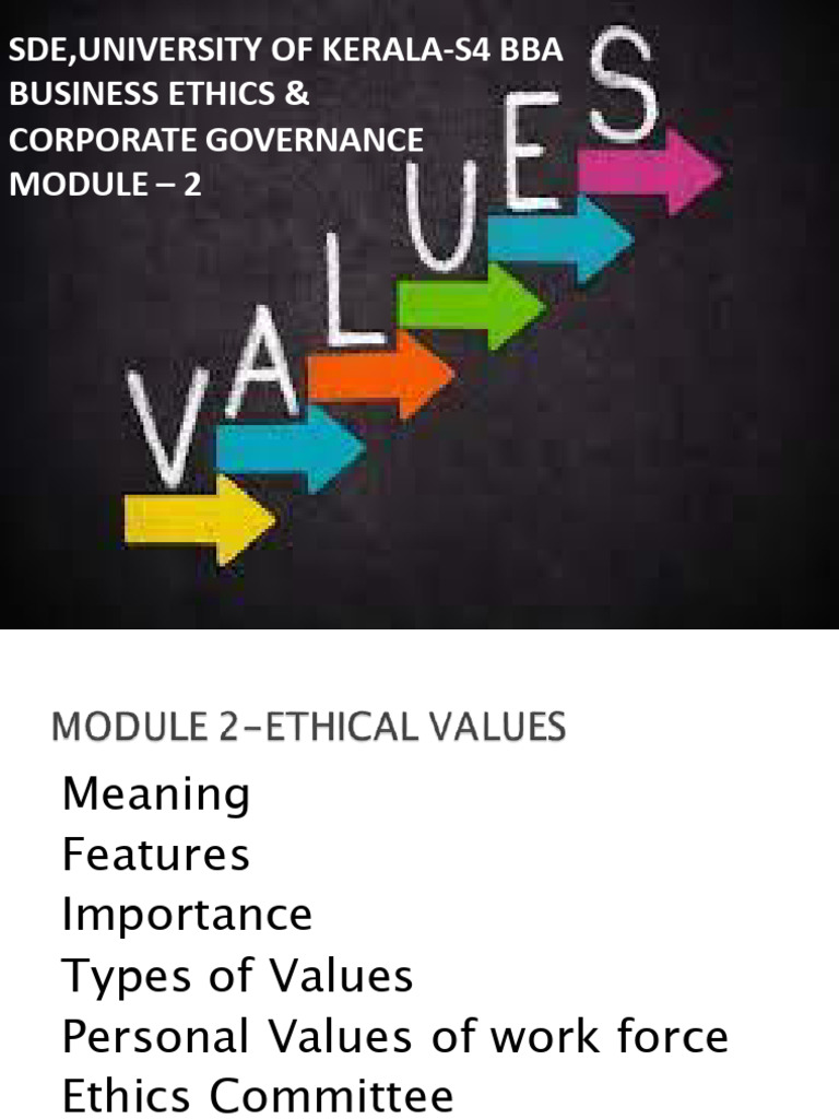 Ethical Values | PDF