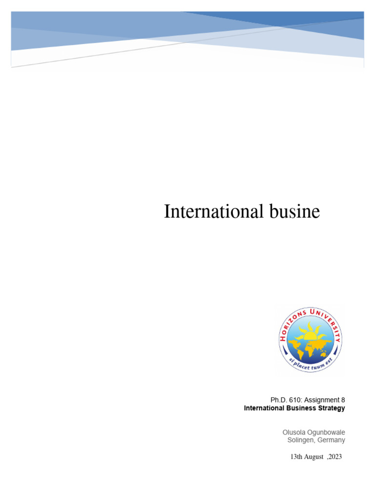 PHD 610 - Assignment 7 final_ AFRICA | PDF