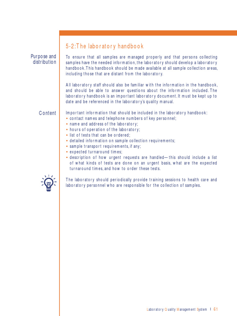 LQMS 5-2 Laboratory Handbook | PDF | Technology & Engineering