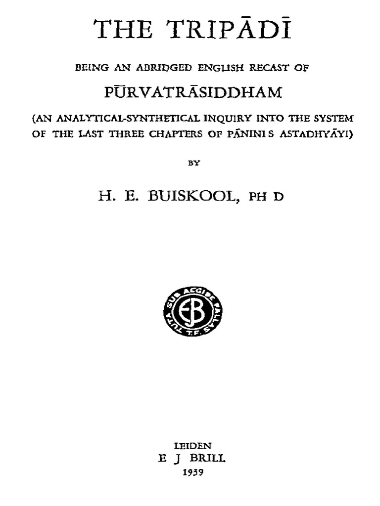 Buiskool - The Tripadi | PDF