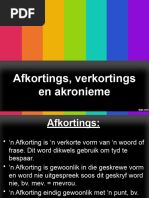 Afrikaans Writing Formats and Layouts | PDF