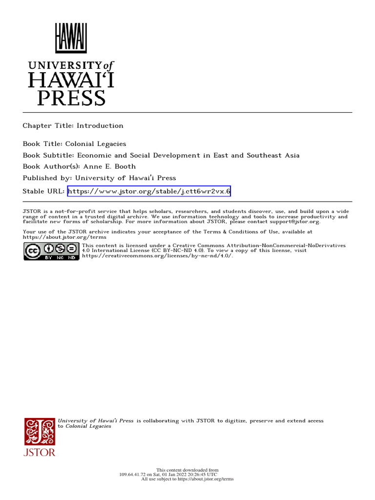 Colonial Legacies | PDF