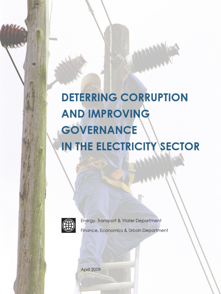 Deterring Corruption and Improving Governance in The Electricity Sector | PDF