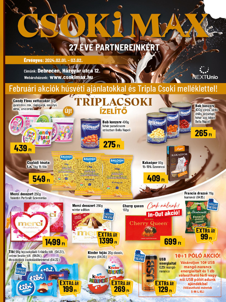 Csokimax - Akcios - Ujsag 2024 Február | PDF