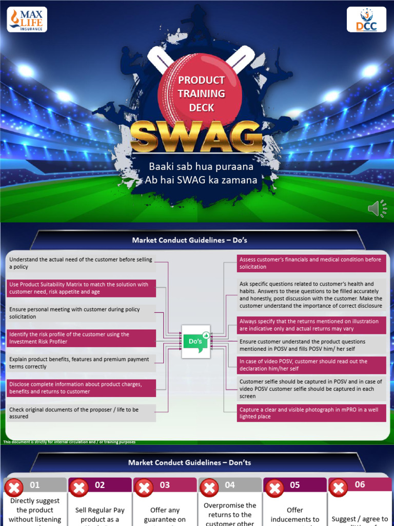 SWAG Training Deck Axis Ver9.0 Bank | PDF | Insurance | Business