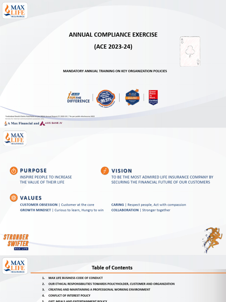 ACE Learning Document | PDF