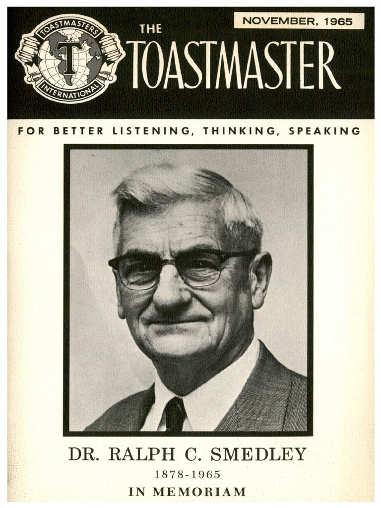 In Memory of DR Ralph C Smedley 1965 | PDF
