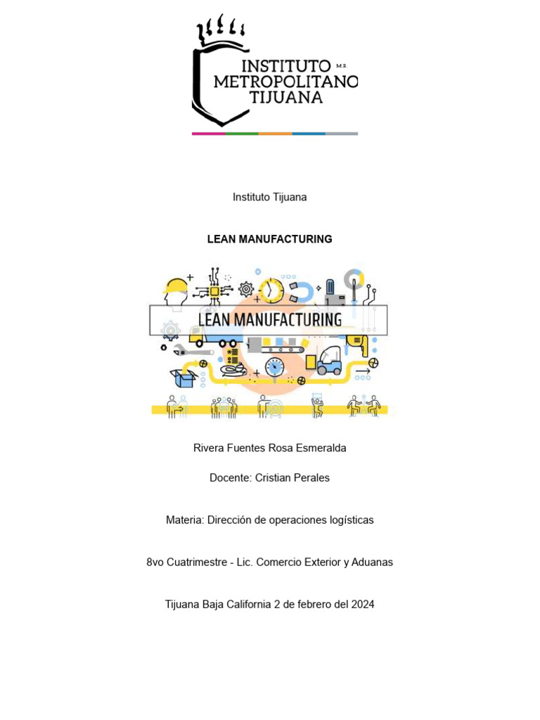 Lean Manufacturing | PDF