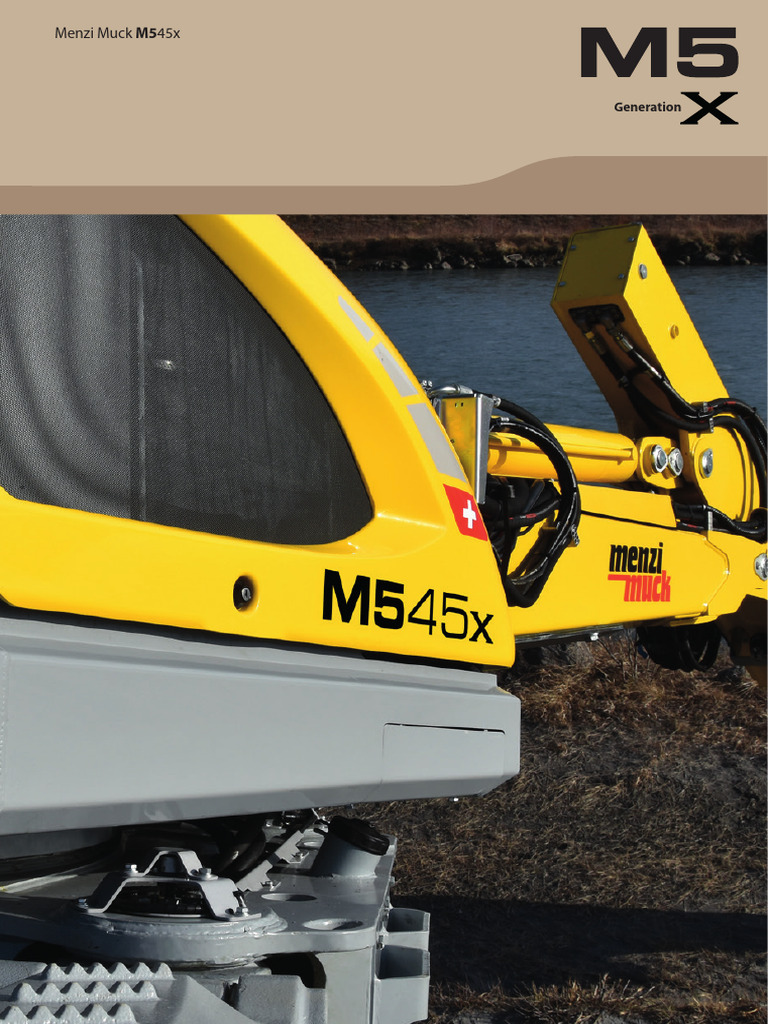 Menzi Muck M545x Specifications Overview | PDF | Steering | Diesel Engine