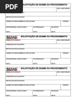 Modelo de Guia de Exames Sus | PDF