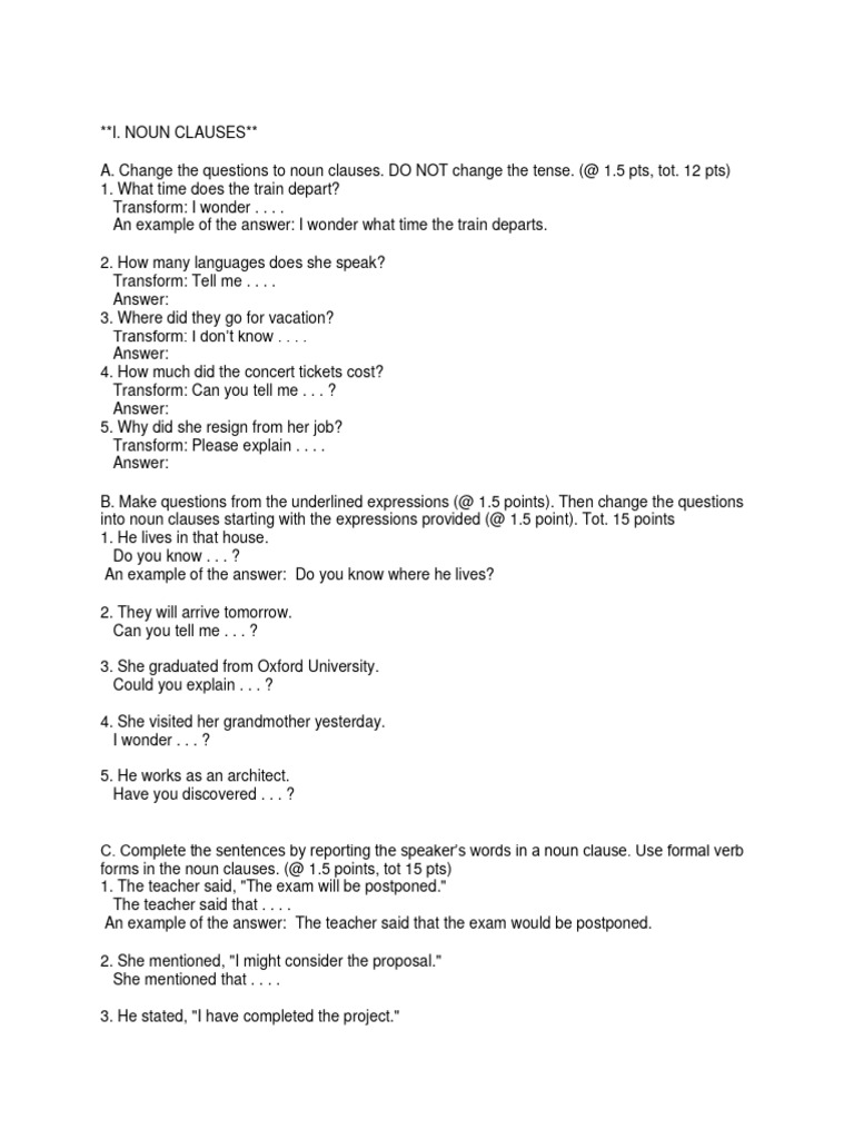 Test 3 Exercises Pdf