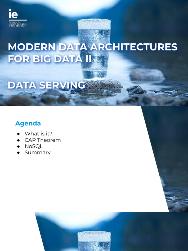 Lecture #11.1 - Data Serving | PDF