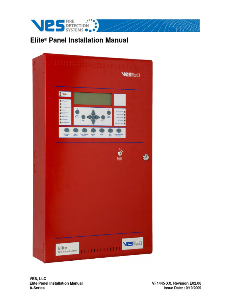 VF1445-XX Elite-H Installation Manual | PDF | Network Interface ...