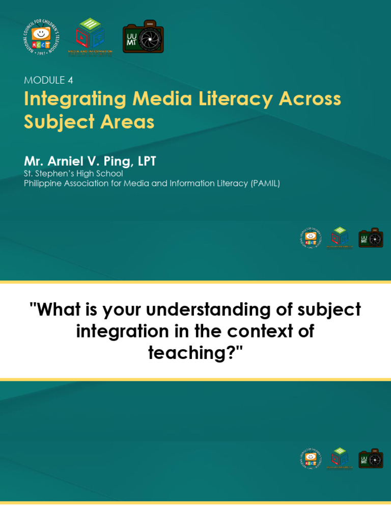Integrating Media Literacy Across | PDF | Literacy | Information Literacy