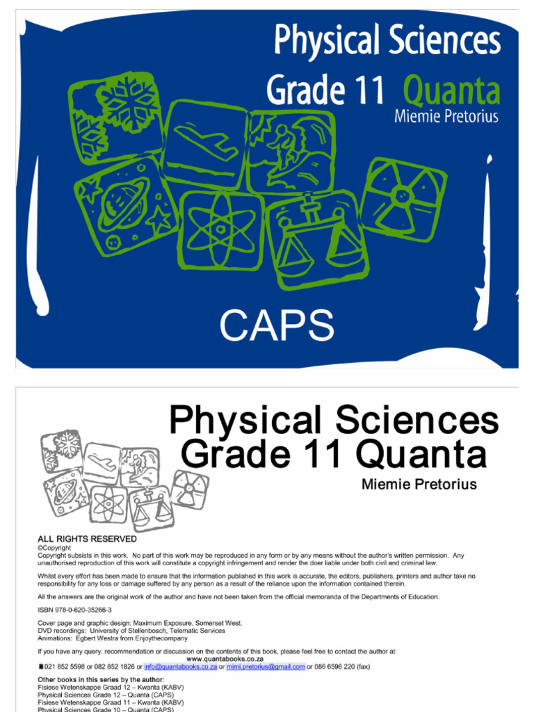 Physical Science Grade 11 Quanta 9780620352663 | PDF