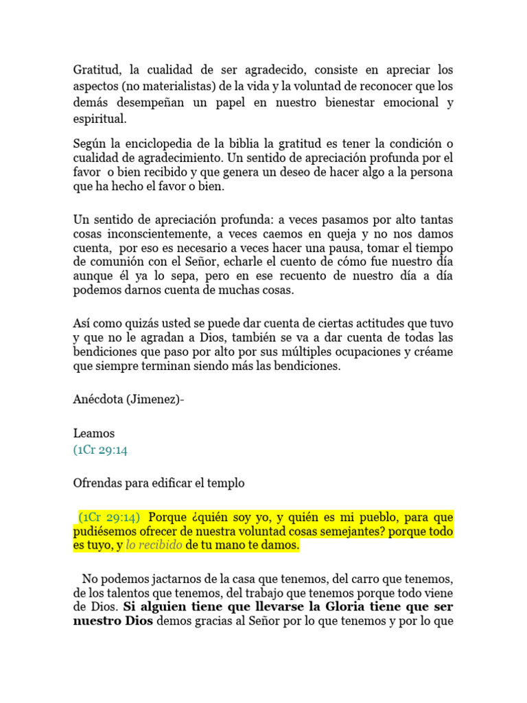 Gratit Ud | PDF | Gratitud | Dios