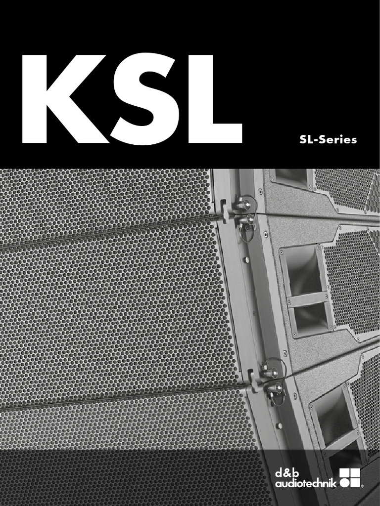 Dbaudio System Brochure SL Series KSL en | PDF