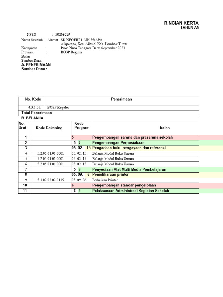 Rapbs September | PDF